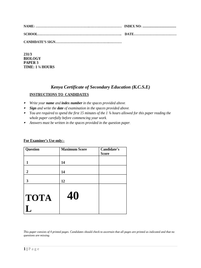 Biology Practical Exam 22 Questions | PDF