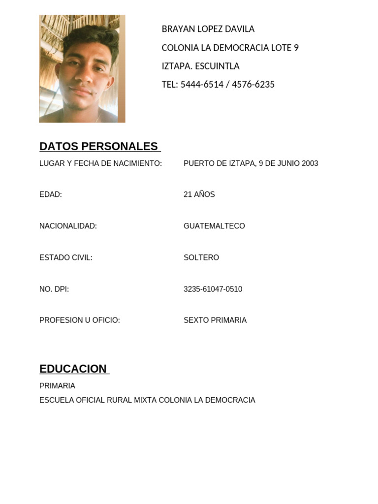 Brayan Lopez Davila | PDF