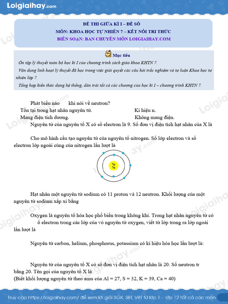 de-thi-giua-ki-1-khtn-7-ket-noi-tri-thuc-de-so-2-1672218692 | PDF