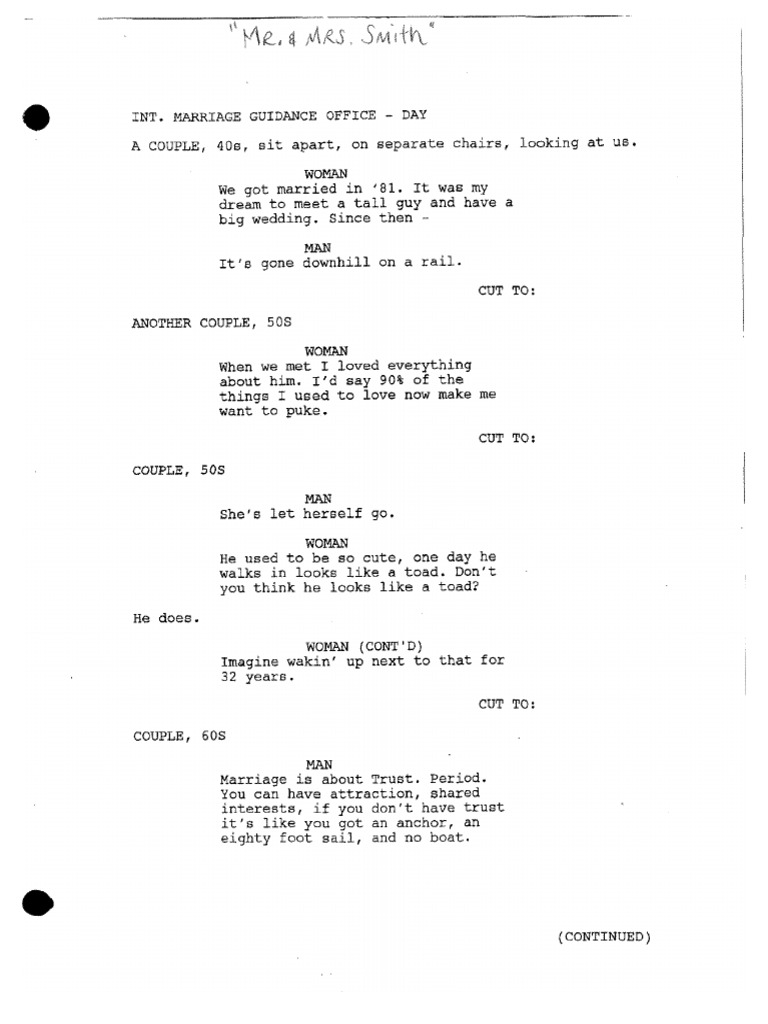 MR and Mrs Smith | PDF