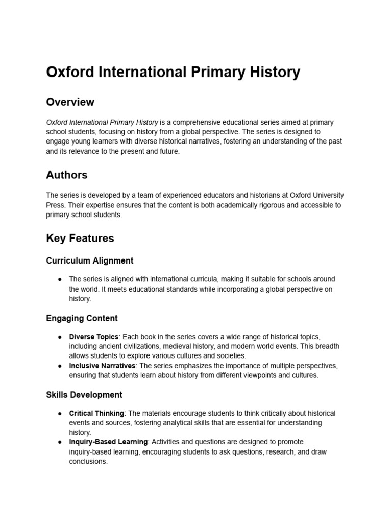 Global History for Primary Students | PDF | Learning | Language Arts ...
