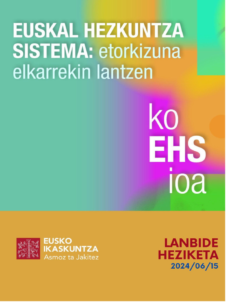 Lanbide Heziketa - Txostena - 2024.02.16 | PDF