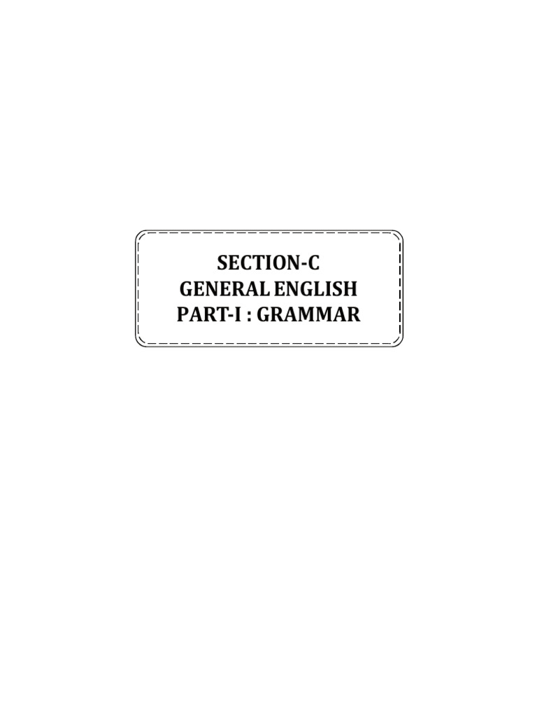 General English | PDF
