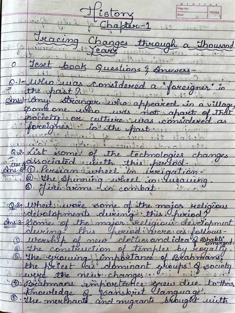 CH - 1 History Class 7th | PDF