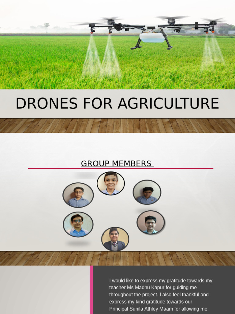 Drones For Agriculture | PDF