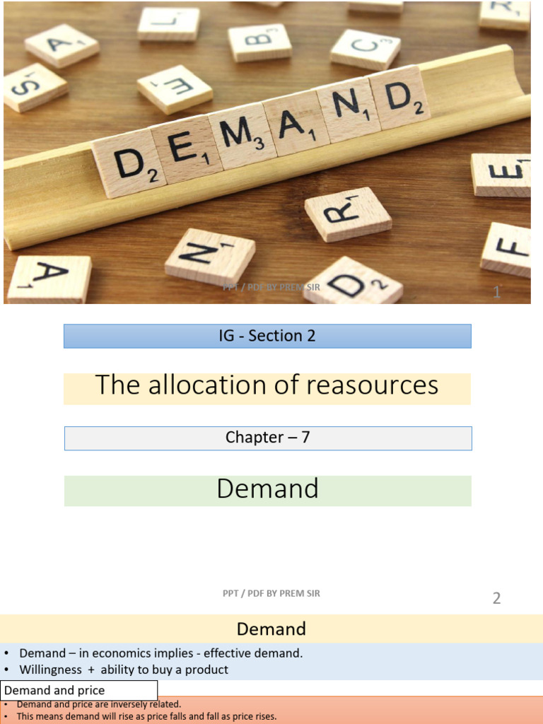 7 Demand | PDF