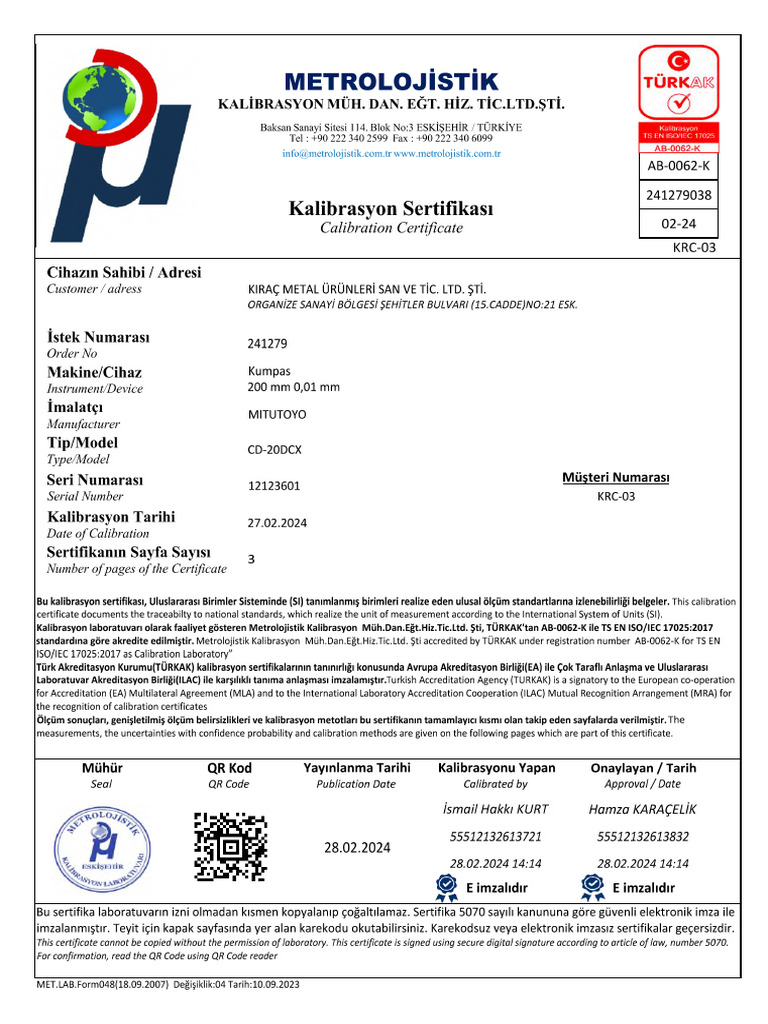 PSP Pi 06 - Calibration | PDF