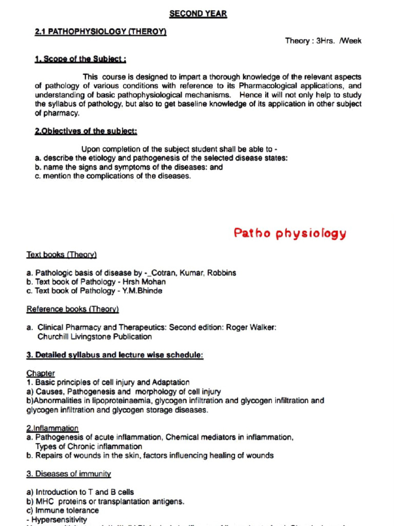 Patho Physiology | PDF