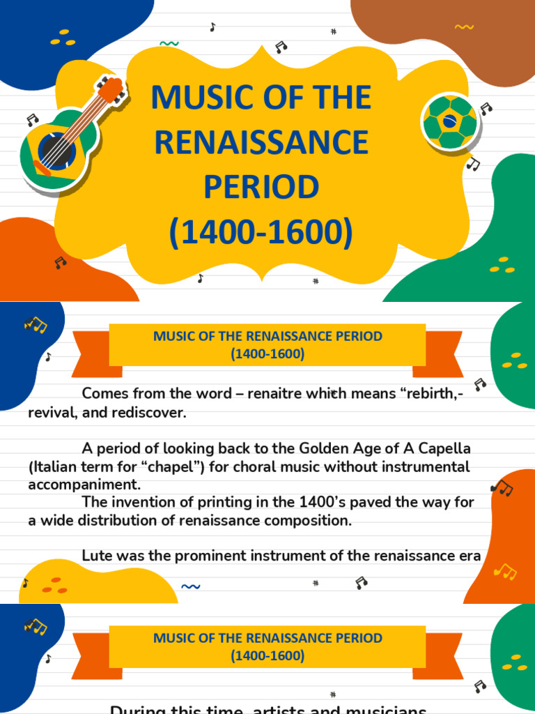 Music - Renaissance Period | PDF