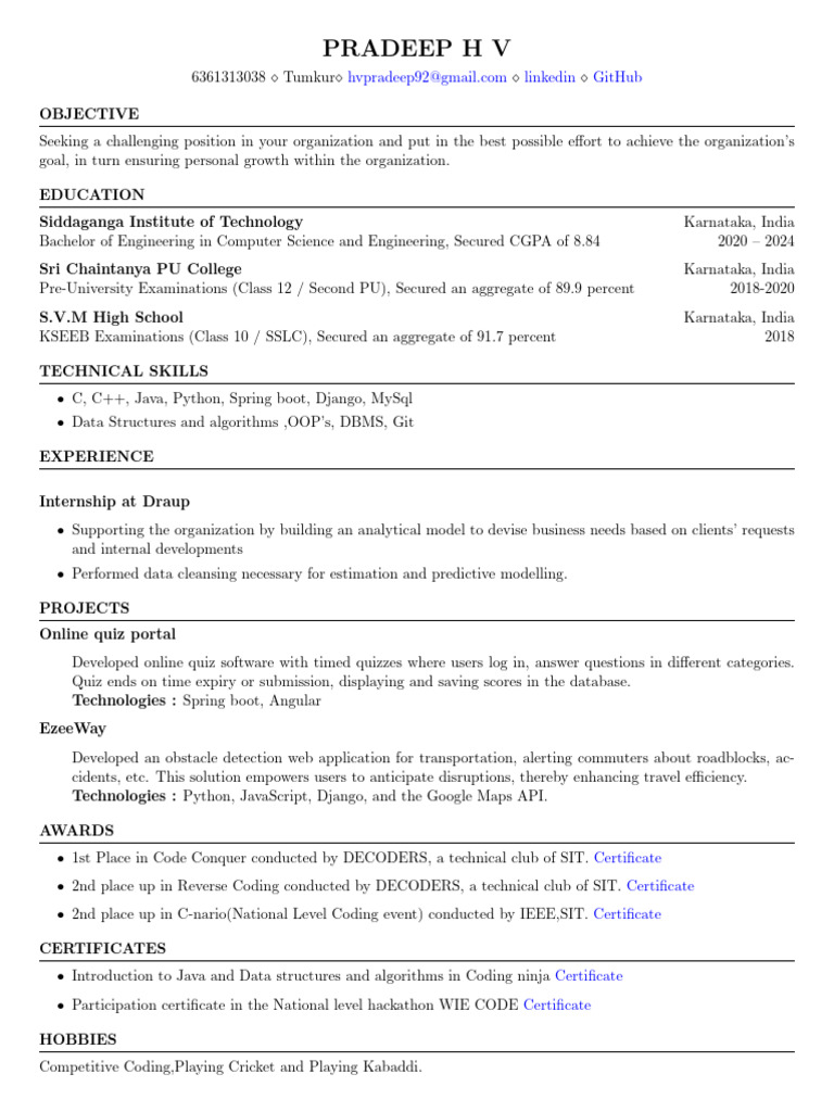 Pradeep SIT | PDF | Databases | Computing