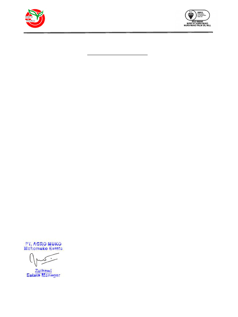 Paklaring Agro Muko 1 | PDF