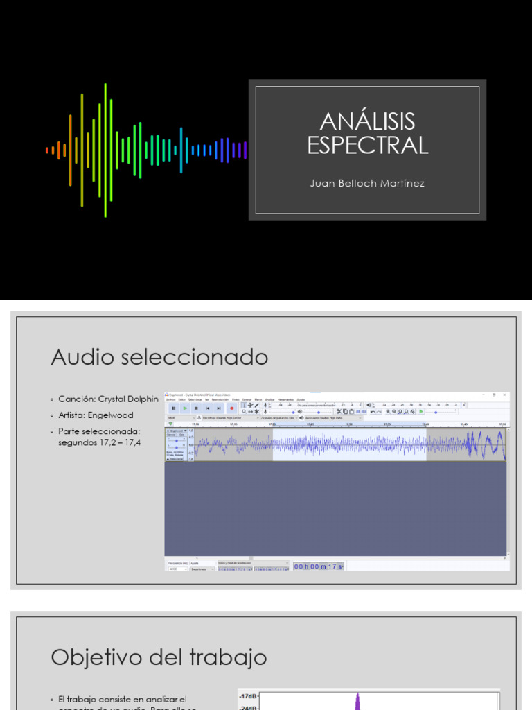 ANÁLISIS ESPECTRAL | PDF