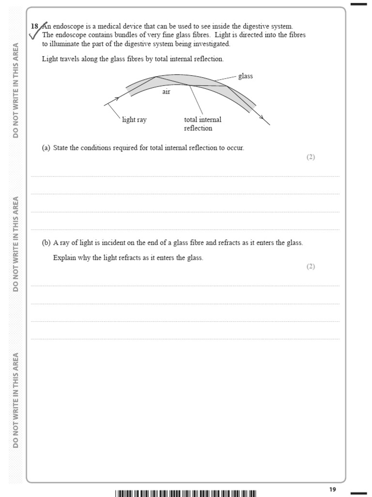 Reflection and Refraction Questions | PDF