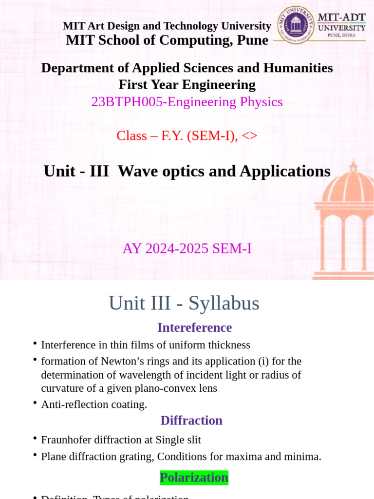 Polarization Lectures 2009 | PDF | Polarization (Waves) | Waves