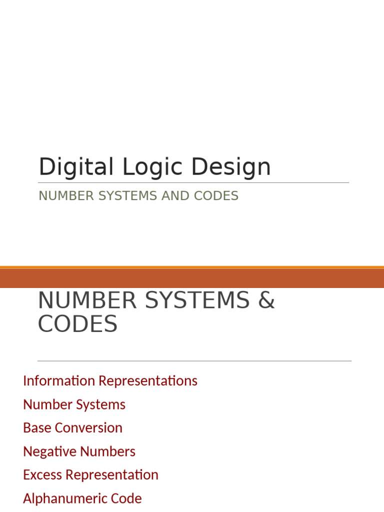 1-Number-Systems-and-Codes | PDF