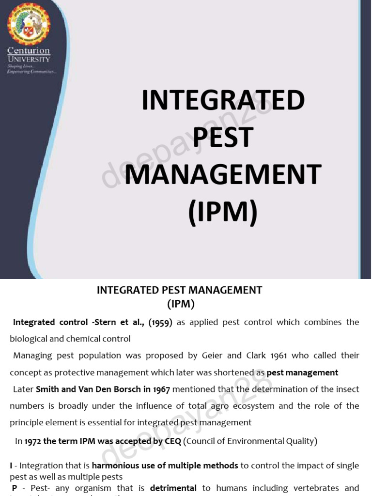 IPM Intro | PDF