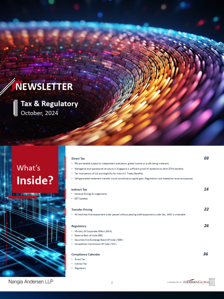 Tax Regulatory Newsletter Oct | PDF