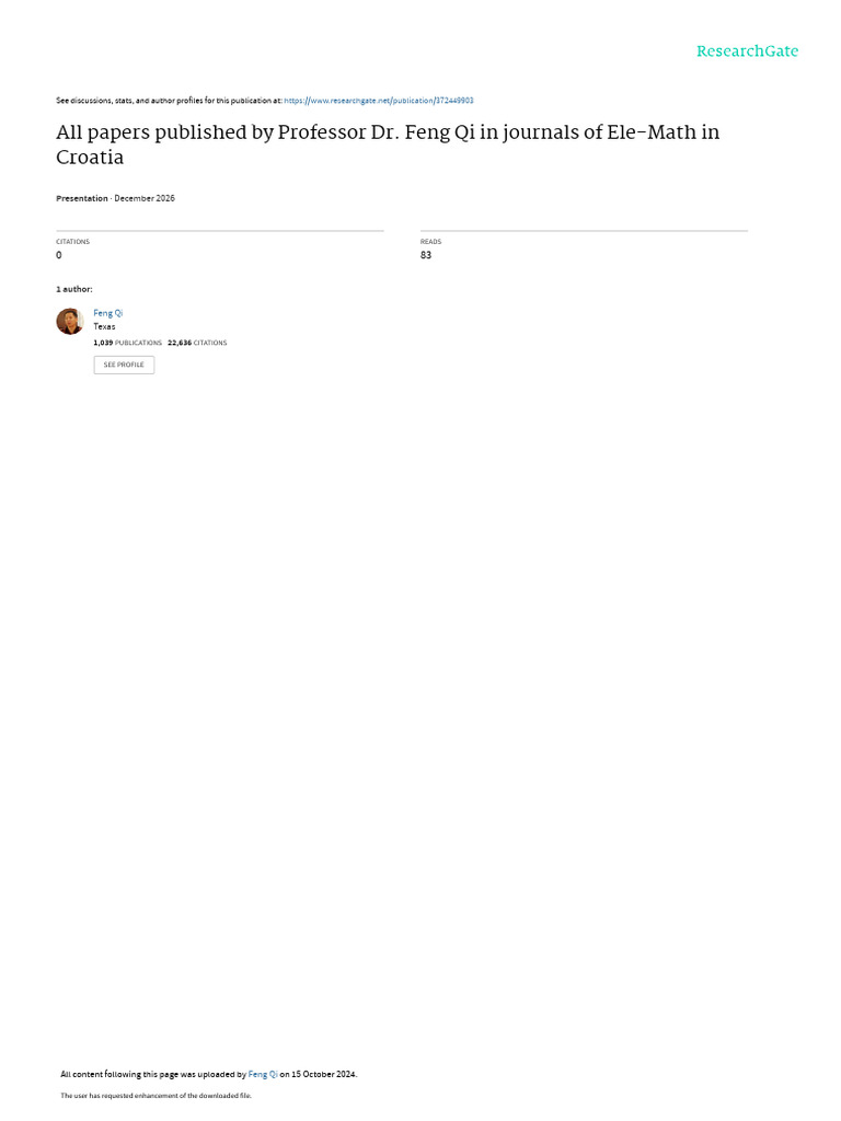 Qi Ele Math J Art | PDF