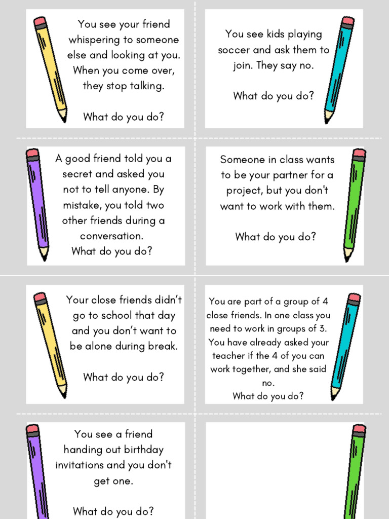 Problem Solving Task Cards | PDF