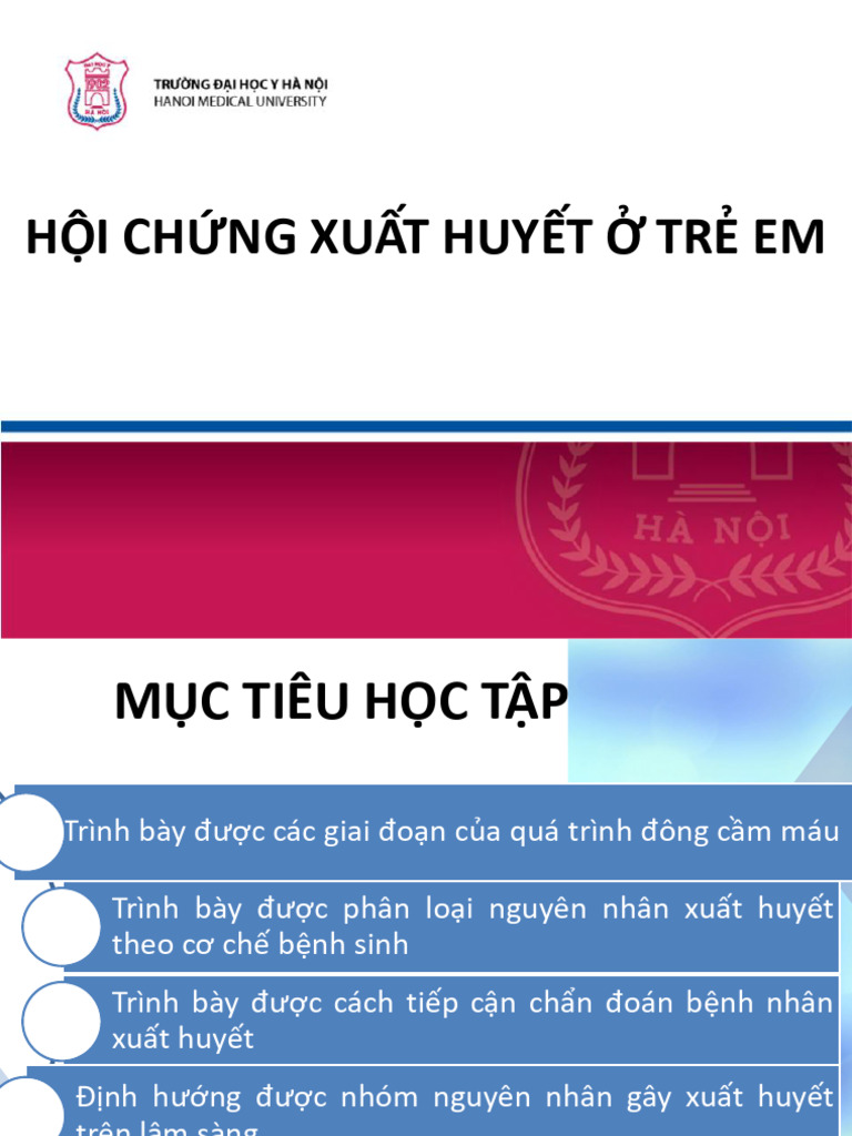 Lec4.s3.16.md. Hoi Chung Xuat Huyet o Tre em | PDF