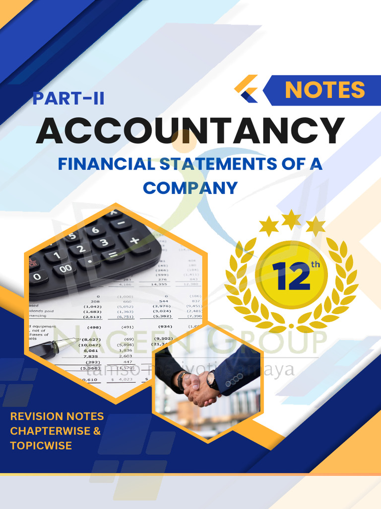 CLASS XII Accountancy Chapterwise Topicwise Notes Chapter 7 Financial ...