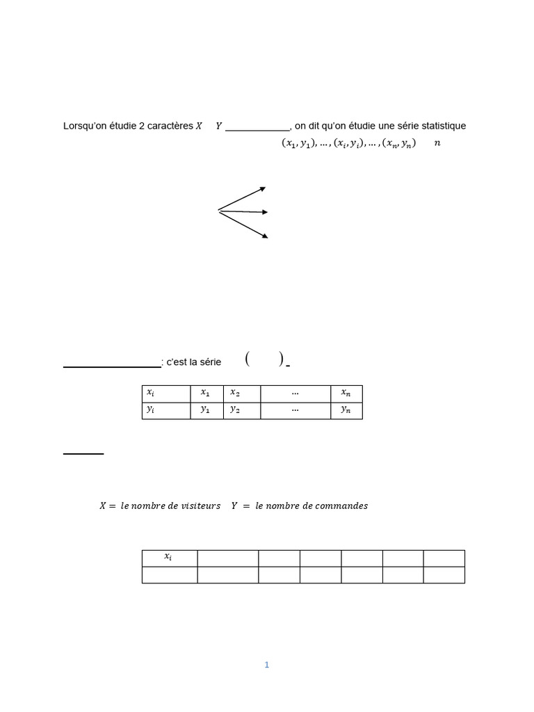 Chapitre 2 Stat Double | PDF