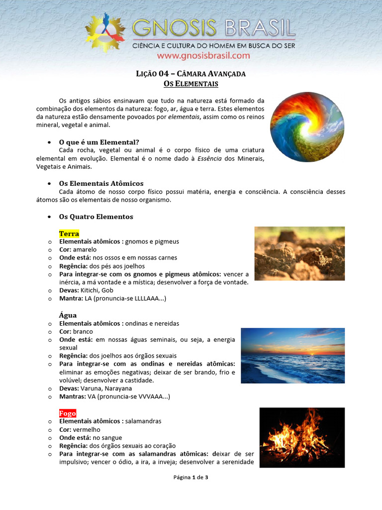 Av04. Os Elementais | PDF
