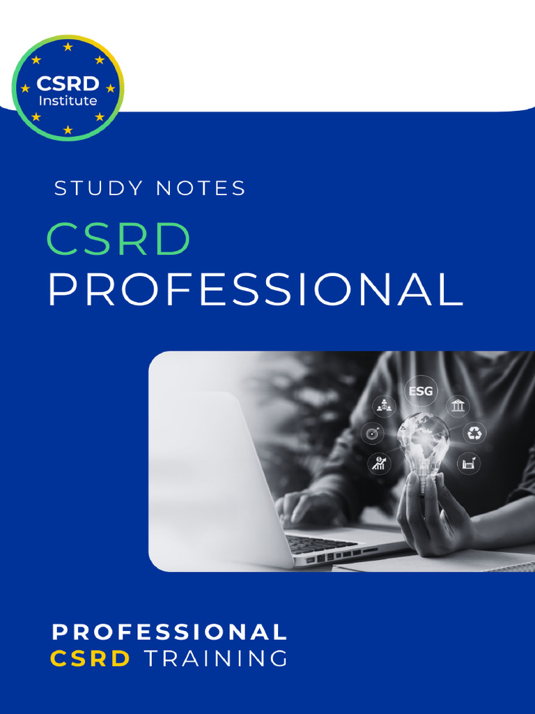 1-CSRD Professional - Study Notes - Module 1 | PDF 1-CSRD Professional - Study Notes - Module 1 | PDF