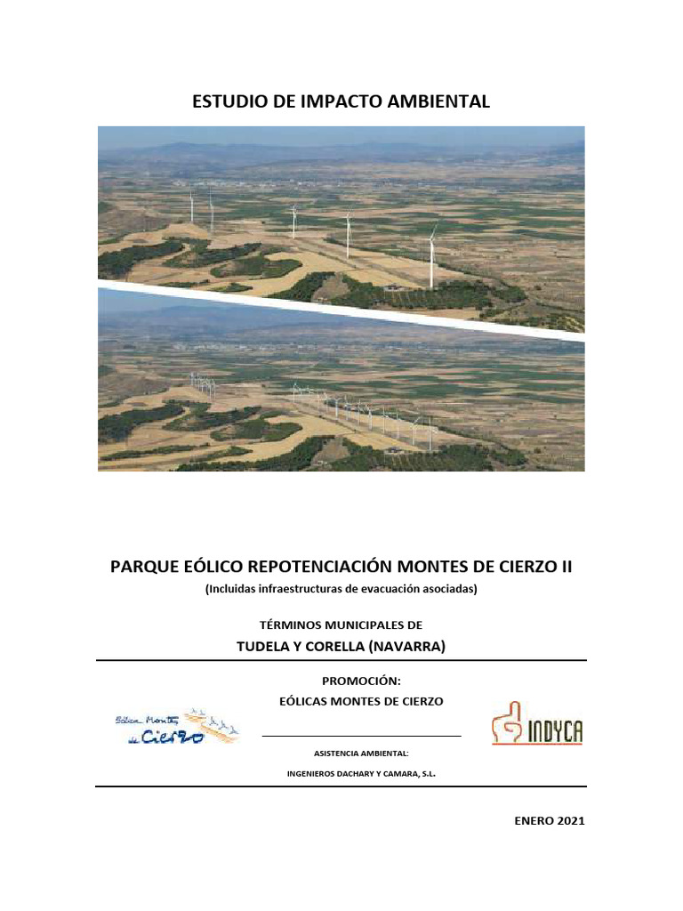 Parque Eólico Repotenciación Montes de Cierzo II 2021 | PDF