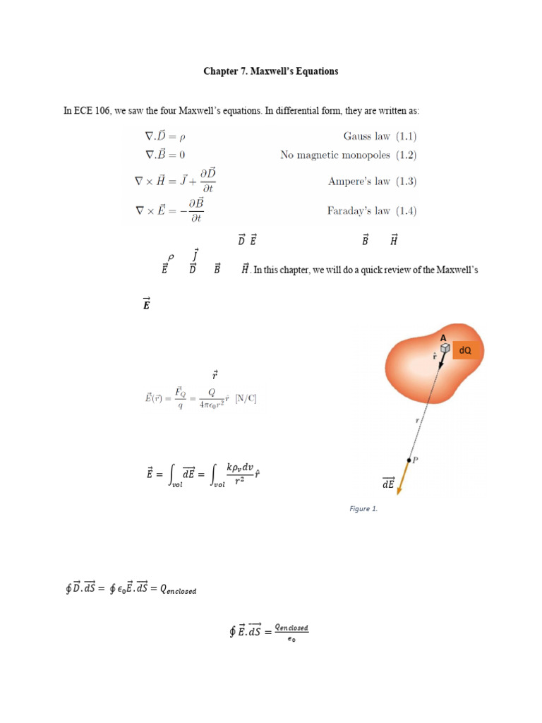 Chapter 7 Maxwell S Equations Pdf