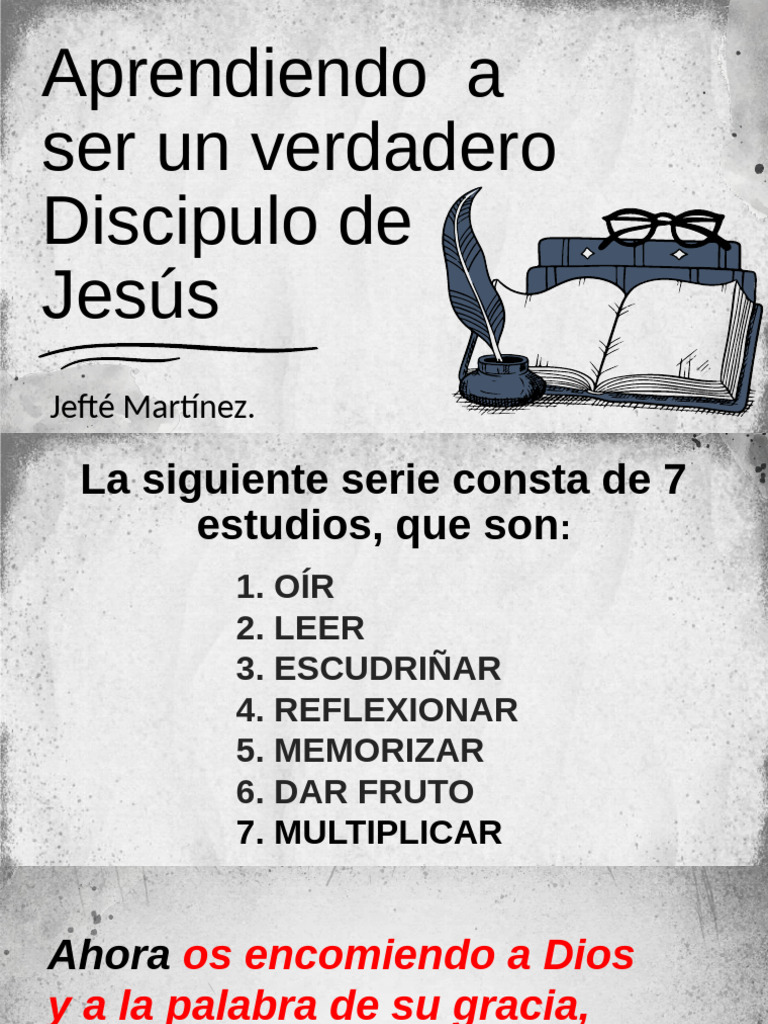 Aprendiendo A Ser Un Verdadero Discipulo de Jesus | PDF