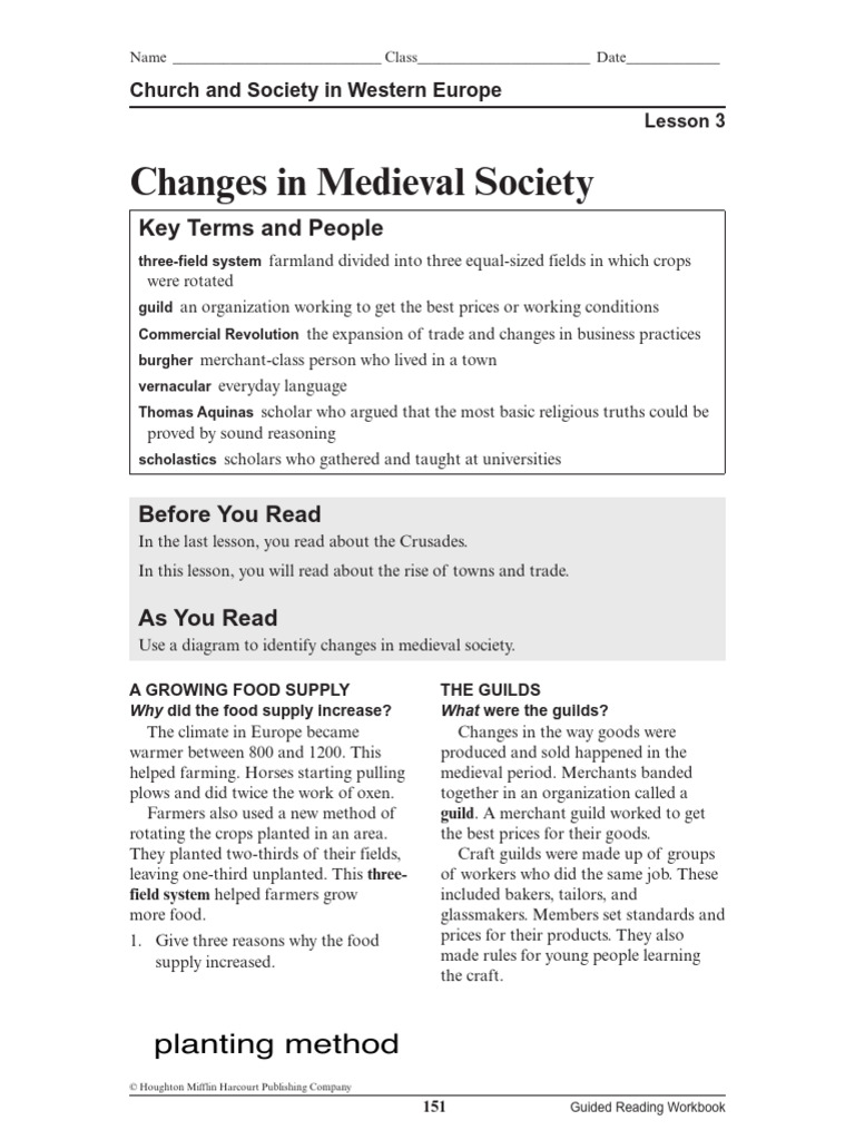 Guided Reading Lesson 3 | PDF