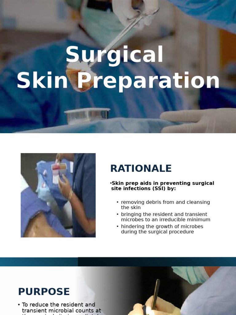 Surgical Skin Preperation | PDF