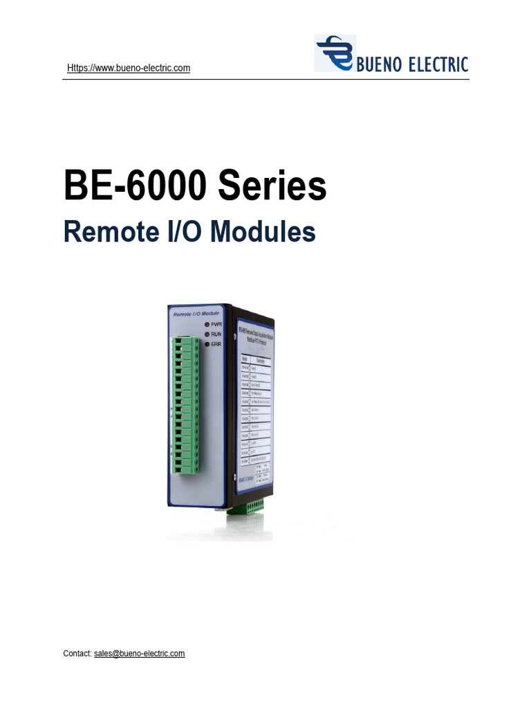 RS-485 IO Modules Manual 11 | PDF
