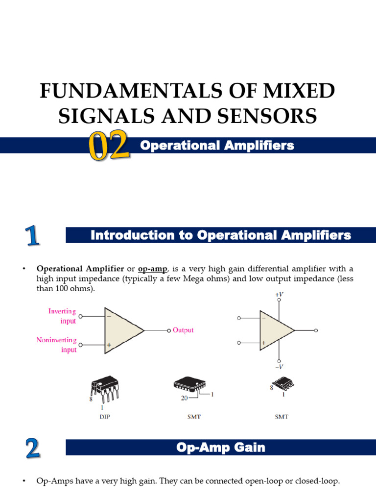02-Operational-Amplifiers | PDF