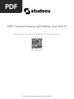 CSEC Technical Drawing (Option B - Mechanical Drawing) Past Paper ...