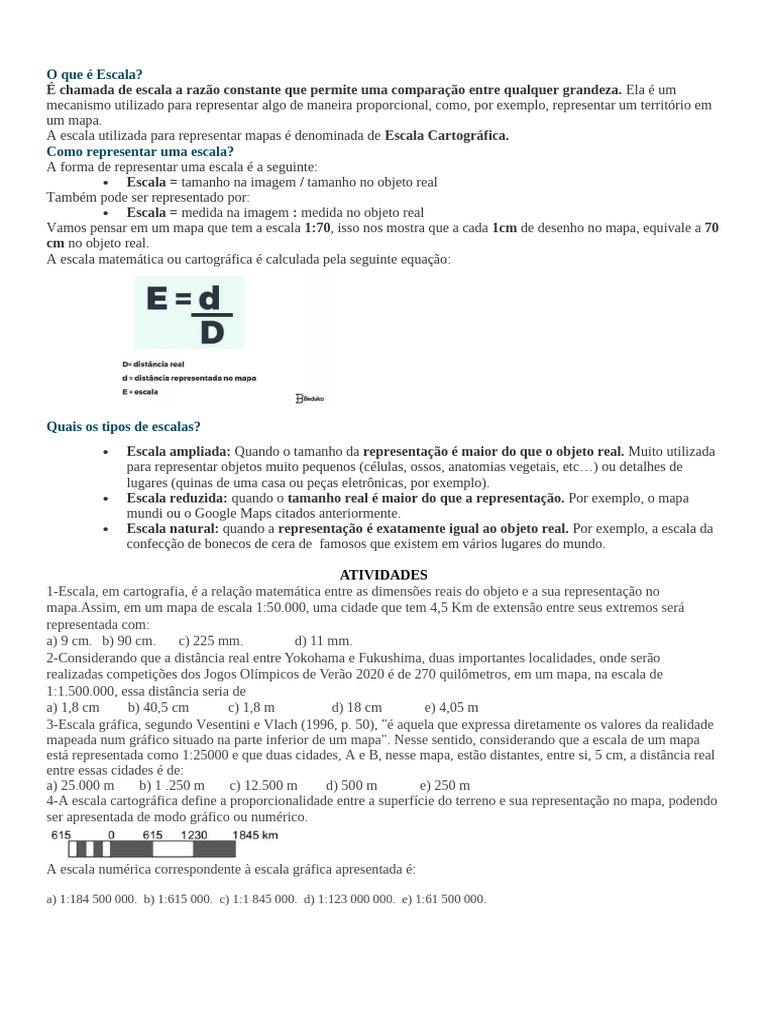 O que é Escala (1) | PDF