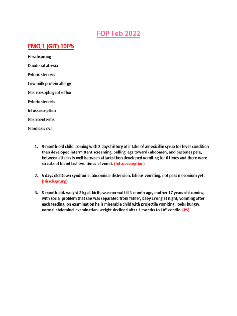 Final FOP Recalls | PDF