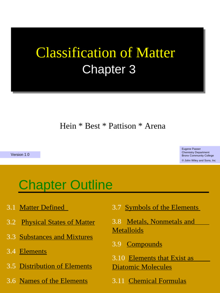 Classification-of-Matter | PDF