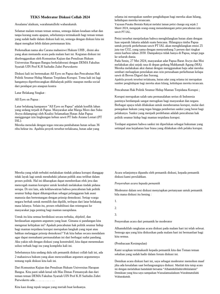 TEKS Moderator | PDF