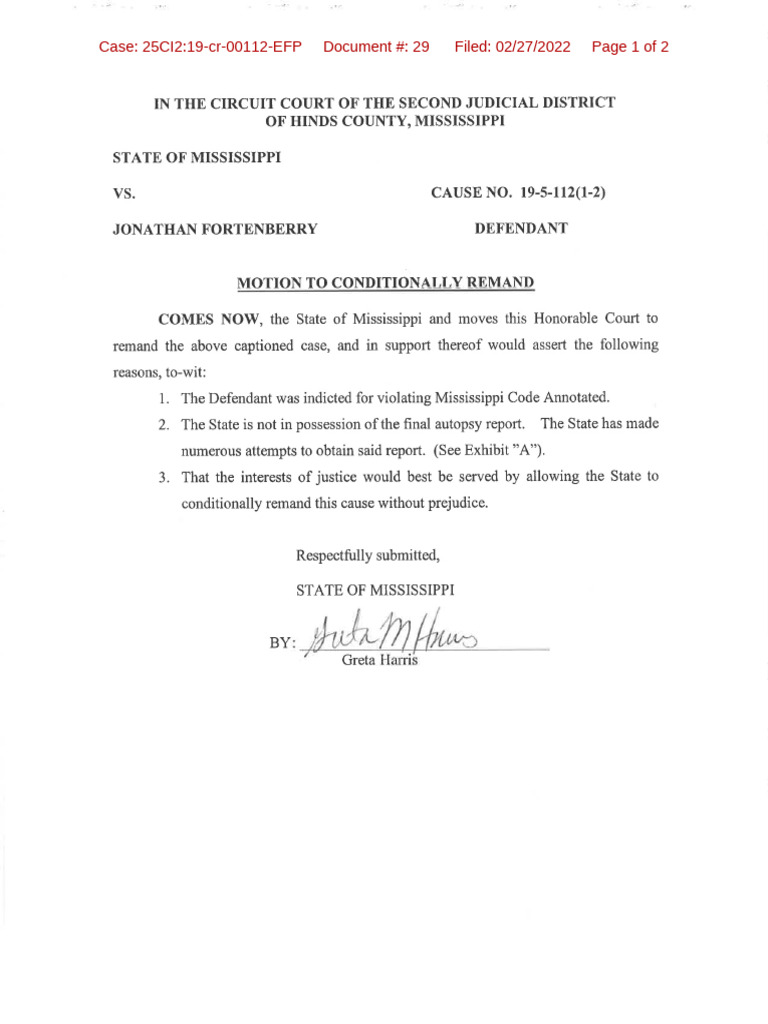 Motion To Conditionally Remand | PDF | Technology & Engineering ...
