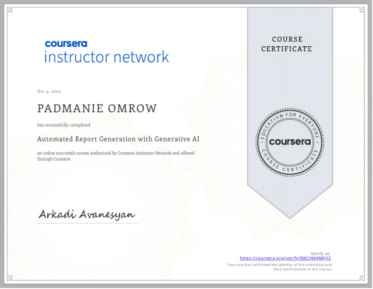 Automated Report Generation with Generative AI | PDF