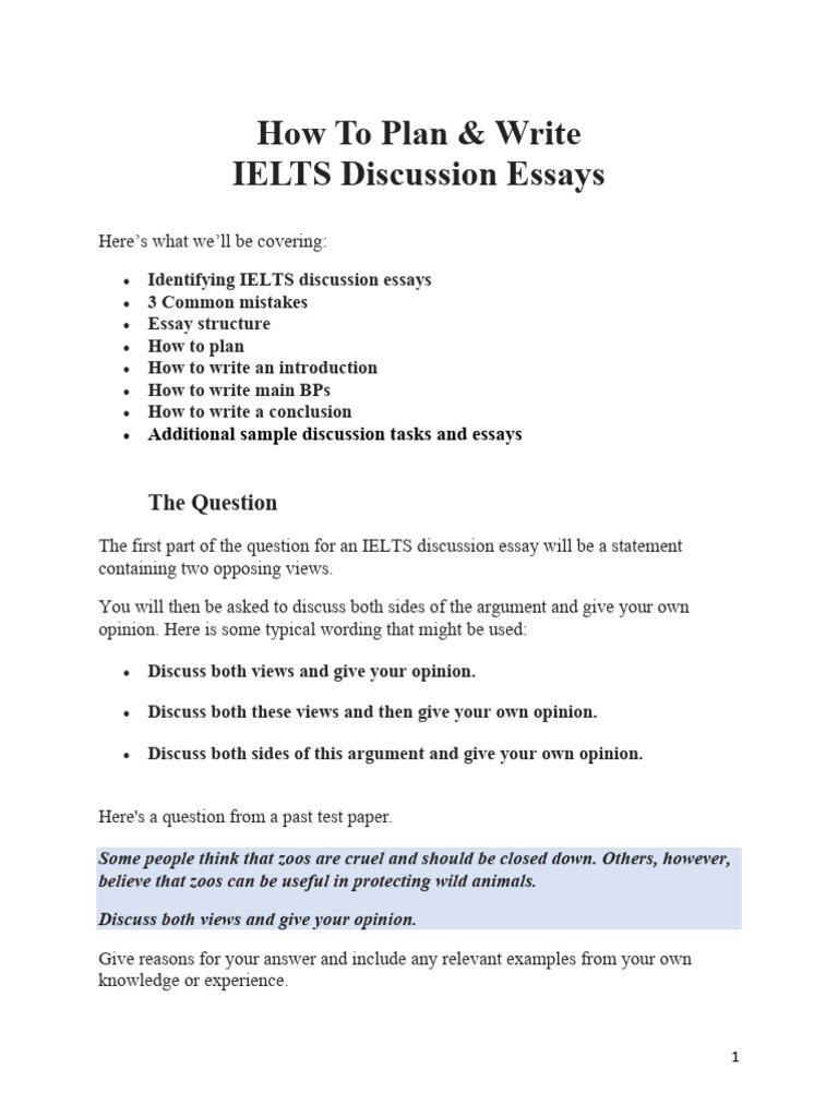 Discussion Essay. Task 2 | PDF