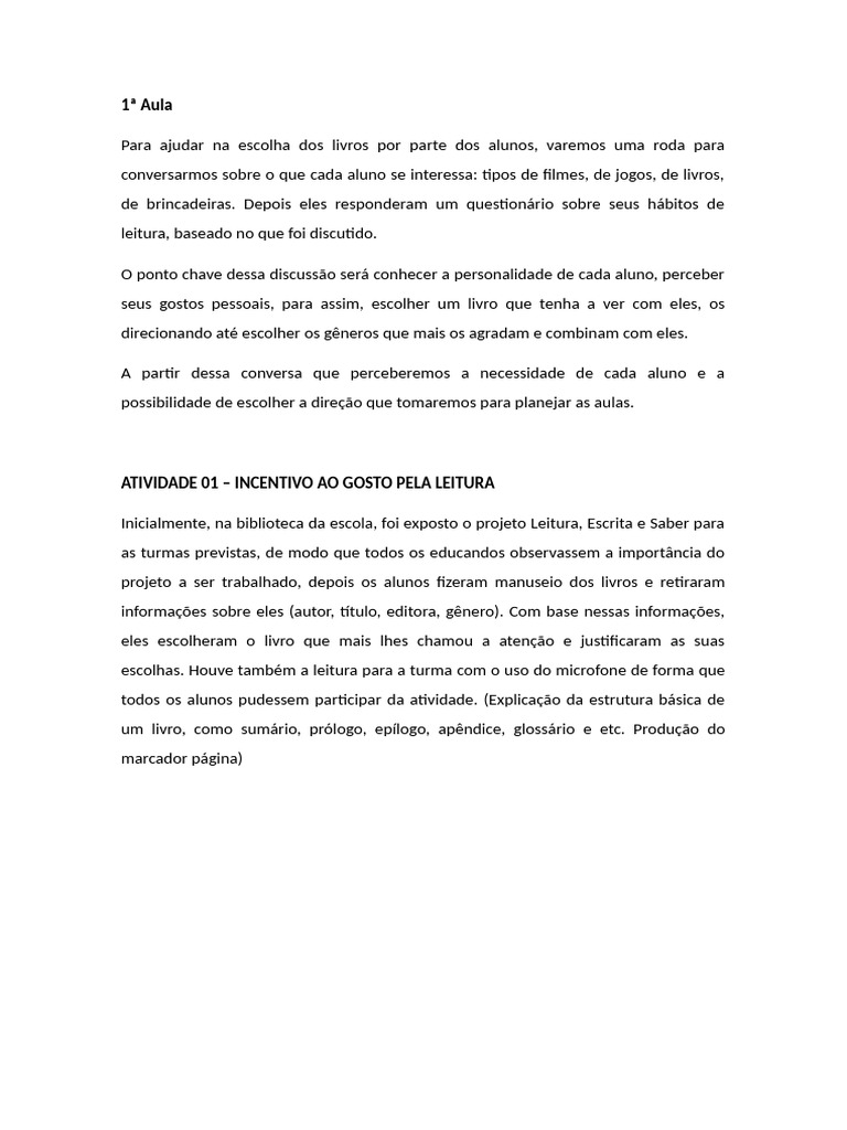 1 Aula | PDF
