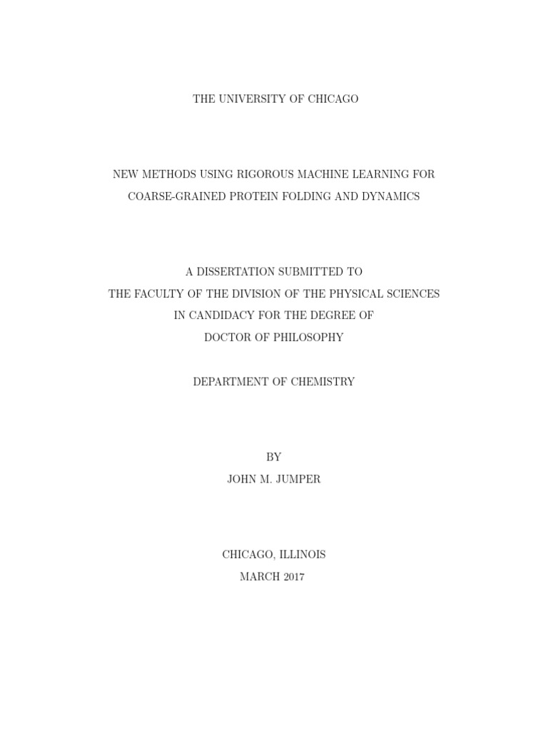 Jumper Uchicago 0330D 13647 | PDF | Molecular Dynamics | Protein Structure