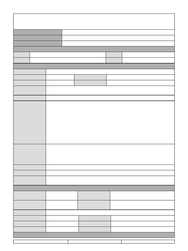 Application Summary Form | PDF