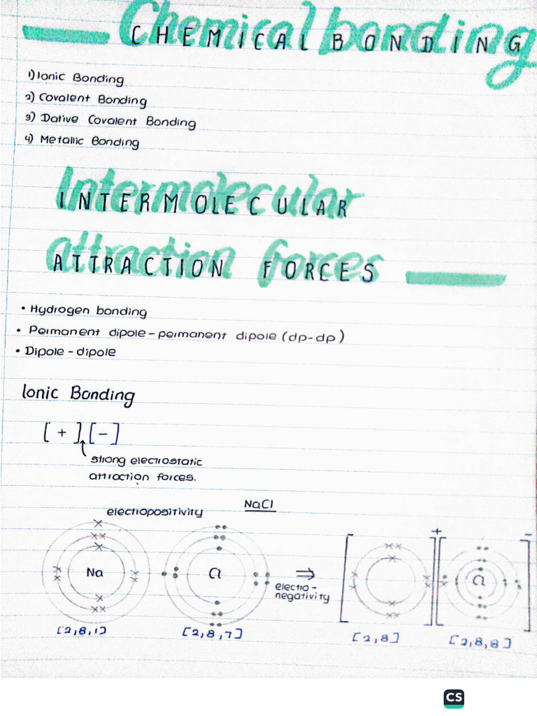 Chemistry Notes | PDF