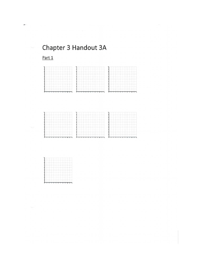 Graph Sheets For Handout #3A | PDF