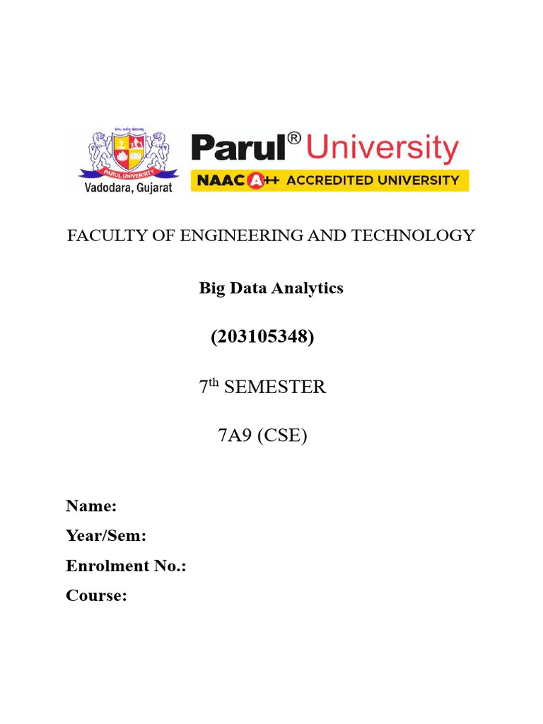 Bda Index Pdf Apache Hadoop Computers 