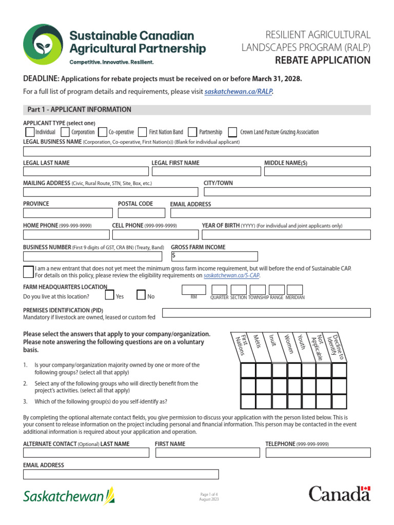 RALP Rebate Application | PDF